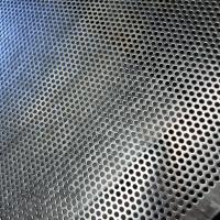 China 1mm Galvanized Perforated Mesh Construction Hoarding Wind Resistance 1.22x2.44m for sale