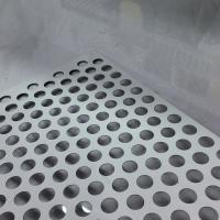 China 3mm Thick Galvanized Perforated Steel Grating for Mining Screening 1220x2440mm for sale