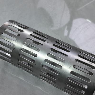 China Galvanized Perforated Filter Cylinder  Multi Hole Types Custom Size for sale