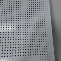 China 3mm Thick Galvanized Perforated Steel Grating for Mining Screening 1220x2440mm for sale