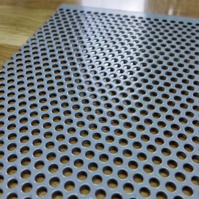 China 1.5mm Thick Galvanised Steel Walkway Grating Perforated Steel Sheet For Ventilation for sale
