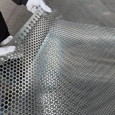China Decorative Q235 Galvanized Bar Grating With Regular Hole Pattern for sale