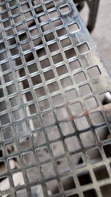 China Multiple Thickness 0.5mm~3.0mm, Custom Square Aperture Perforated Plate for sale