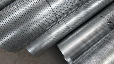 China 1.5mm Thick Stainless Steel Perforated Drum Cylinder Perforated Mesh Screen for sale