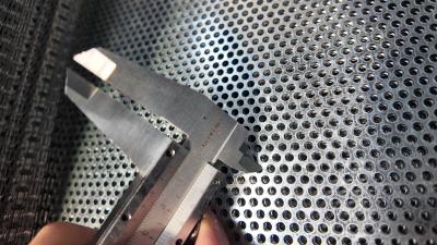 China 2mm Thick Round Hole Perforated Metal Mesh Sheet for sale