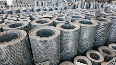 China Roll Perforated Metal Sheet, Full Material Range Custom Size Punched Coil Plate for sale