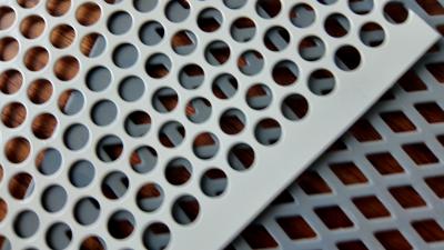 China Round Square Diamond Hole Custom Perforated Metal Sheet Punched Mesh Panel for sale