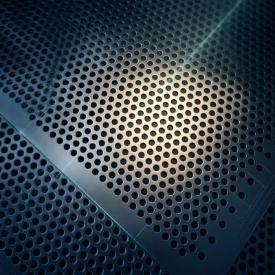 China Custom Size Perforated Metal Sheet Anti-noise Perforated Mesh For Machine Protection for sale