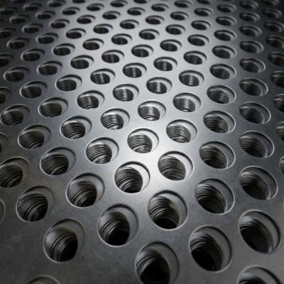 China 1220×2440mm Perforated Steel Sheet Round Holes For Material Separation for sale