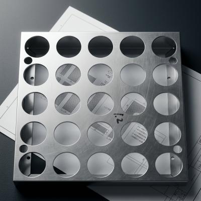 China 30 Hole Perforated Metal Sheet Precision CNC Processed Customizable Size Material for sale