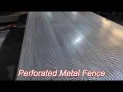 galvanized perforated mesh iron art fence with 3mm hole diameter