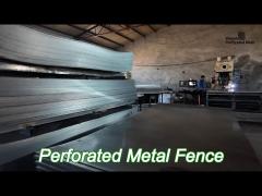 1mm thick galvanized steel perforated metal panel fence 1000*2000mm r12mm round hole