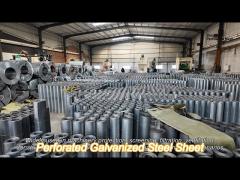 1mm thick perforated galvanized steel sheet for grain filtration