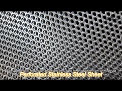 2mm white perforated ss sheet round hole mesh with high load capacity