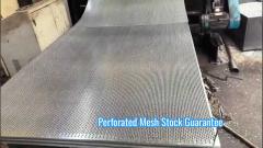 HigQuality Perforated Mesh Flat Surface, Uniform Holes