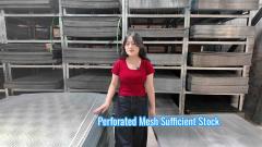 Perforated Mesh Sufficient StockReal Shot, Quality Visible