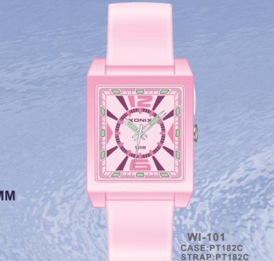 Cina Orologio analogico delle donne della luce di EL del quarzo, orologio resistente unisex dell'acqua di BANCOMAT 10 in vendita