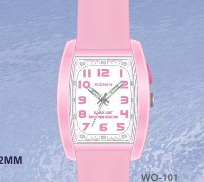 Cina Quarzo rosa unisex/ragazze/orologio analogico delle donne con la luce di EL in vendita
