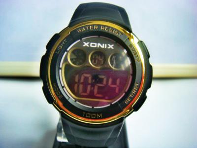 Cina Orologio di Digital di plastica dei signori del nero del quarzo con il temporizzatore di conto alla rovescia in vendita