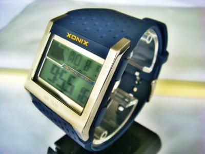 Cina Orologi impermeabili di Digital del quarzo per gli uomini, fermaglio dell'acciaio inossidabile in vendita