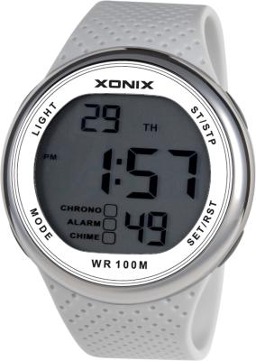 Cina Orologi di Digital bianchi rotondi per gli uomini, resistente di acqua di 100M in vendita