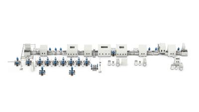 China Auto Cylindrical Battery Pack Production Line For 34191 34207 40166 46119 Battery for sale