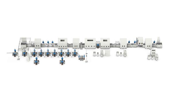 Quality Auto Cylindrical Battery Pack Production Line For 34191 34207 40166 46119 Battery for sale
