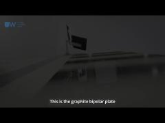 Graphite bipolar plate dispensing and sealing line
