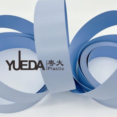 China Blue Solid Color Bedroom / Kitchen Edge Banding For Furniture Custom Sizes for sale