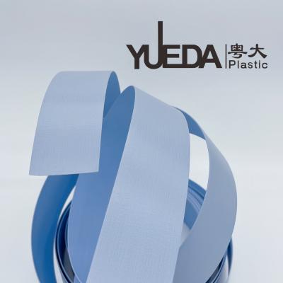 China Blue Solid Color Bedroom / Kitchen Edge Banding For Furniture Custom Sizes for sale