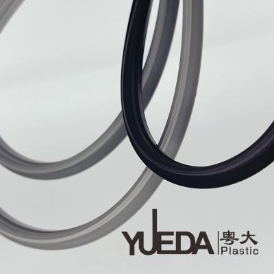 China OEM ODM PVC Plastic Profiles Extruded Plastic Parts For Cabinets Glass Plastic Seal for sale