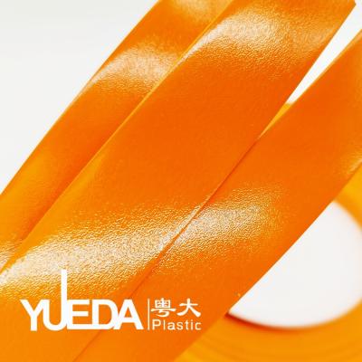 China Orange Plastic Edge Banding Tape PVC / ABS Edgebanding Dust Prevention for sale