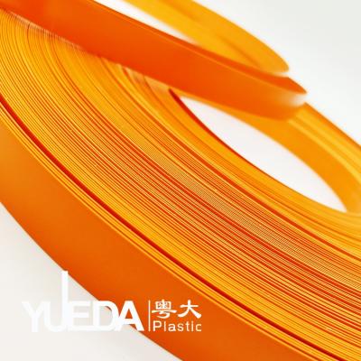 China Orange Plastic Edge Banding Tape PVC / ABS Edgebanding Dust Prevention for sale