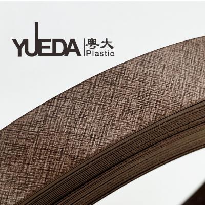China Varied Embossed Furniture Edge Banding Tape With Classic Leather / Wire Drawing Textures for sale