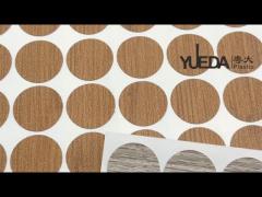 Customizable Round Adhesive Screw Cap Stickers For Furniture Panels Dustproof