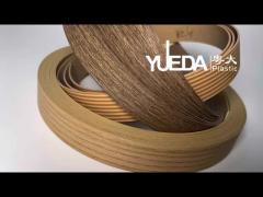 Modern Smooth Surface Waterproof Edge Banding For Kitchen Cabinets Wood Grain 3color