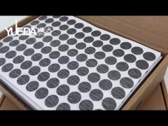 15MM Diameter Waterproof PVC Screw Cap Stickers Heat Resistant