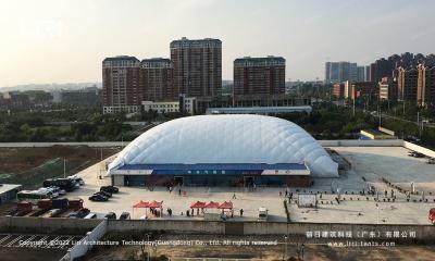 China Waterproof Large Gas Filled Membrane Building Tent Air Dome for Football Field for sale