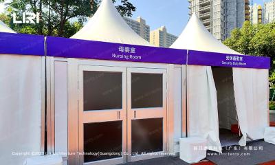 China 10 x 10m Heavy Duty Gazebo Pagoda Sport Event Party Tent With Glass Wall for sale
