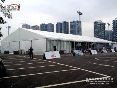 China 400 Person Large Aluminium Glass Outdoor White Event Center Tent for sale