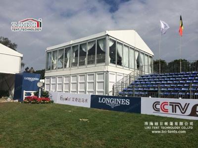 China Large Double Storey ABS Wall Event Tent for High End Equestrian Events for sale