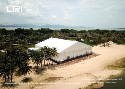 China Liri Semi-Permanent  Temporary Structure 40x40M Aluminum Frame Tent Housing for Product Release Large Tent Event Canopy for sale