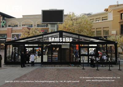China Liri Temporary Exhibition Hall for Samsung Outdoor Events Marquee Transparent Tent Aluminum & PVC Wedding Tent for sale