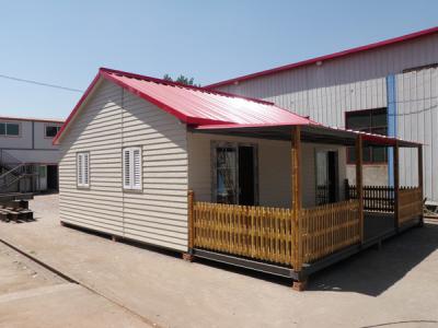 China Beautiful Light Steel Structure Villa , Movable Steel Building Homes for sale