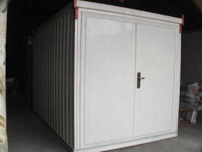 China Galvanized Corrugated Steel Storage Shed , Folding Steel Warehouse for sale