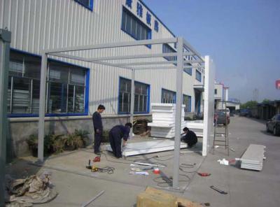 Cina Garage d'acciaio prefabbricato galvanizzato piegante per i centri di spettacolo in vendita