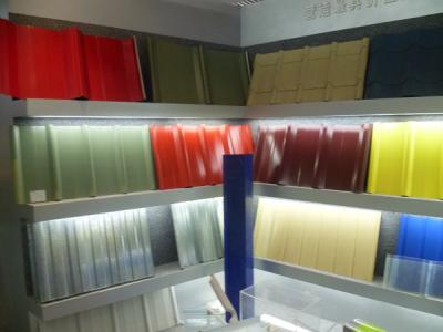 China White Blue Color Steel Sheet , Corrugated Steel Roofing Sheets for sale