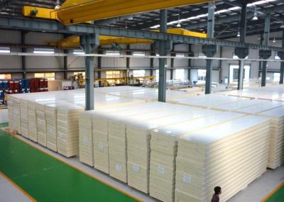 China PU Insulated Sandwich Panels With Color Galvanized Steel Sheet for sale