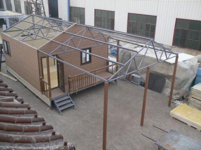 China Casa prefabricada hermosa y cómoda, casa prefabricada para el día de fiesta en venta
