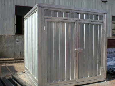 China Economic Steel Storage Sheds , Galvanized Storage Container House for sale